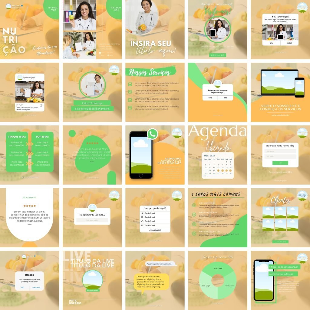 Pack Canva Restaurante Buffet 25 Modelos Editáveis+ Bônus • DMK Studio