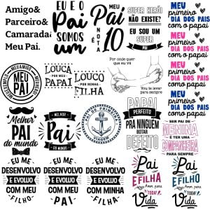 Frases Lettering Dia dos Pais Frases Paizão Super Pai Png • DMK Studio