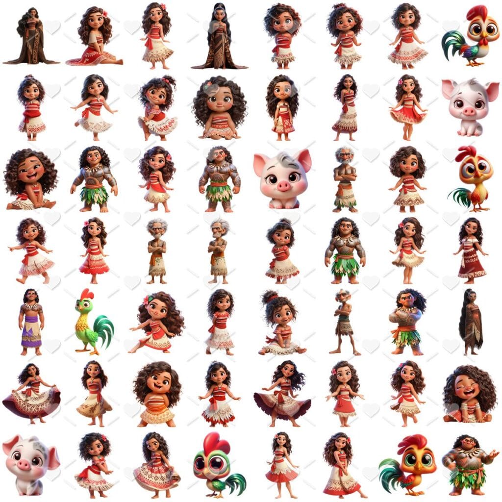 Imagens Png Moana 2 Arquivo Digital Transparente • DMK Studio