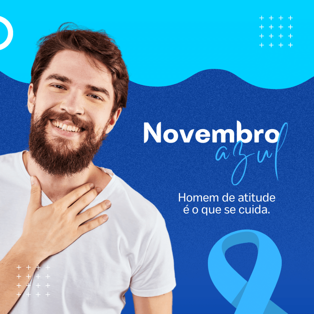 Pack Canva Novembro Azul 30 Modelos Editáveis+ Bônus • DMK Studio