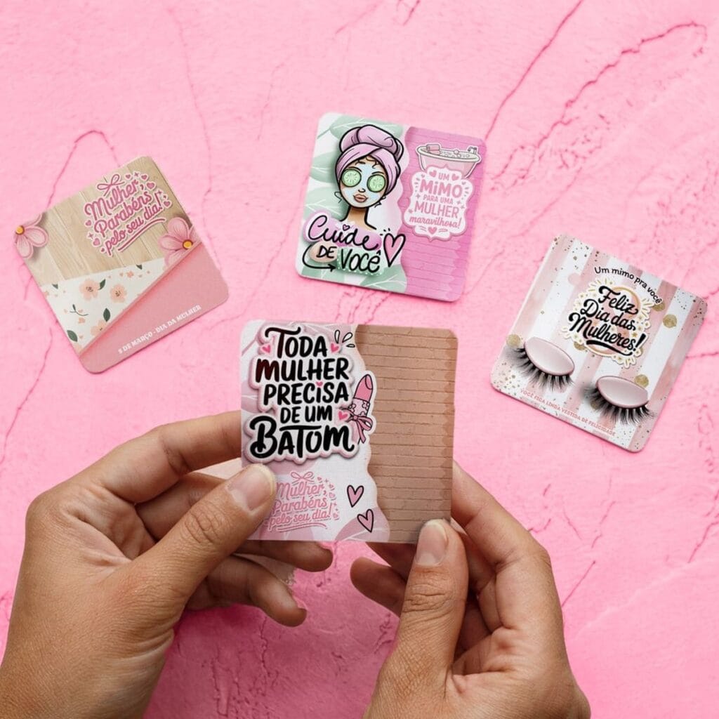 Pack Exclusivo: Cards e Fundos para Brindes Personalizados • DMK Studio