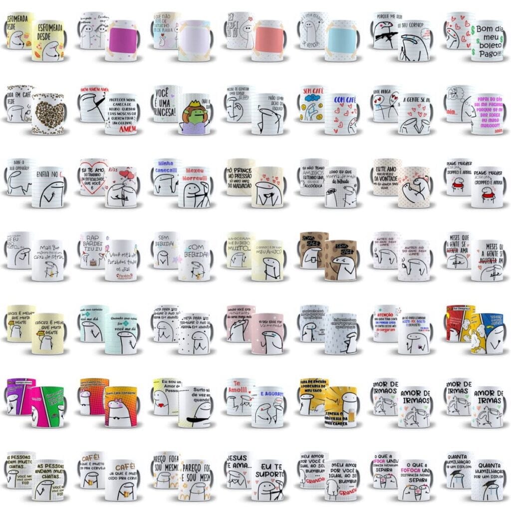 Super Pack Flork Bendo Meme +1600 Artes Caneca Sublimação • DMK Studio